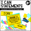 I Can Statements 8th Grade CCSS CCSS - Maneuvering the Middle