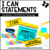 I Can Statements 8th Grade TEKS - Maneuvering the Middle