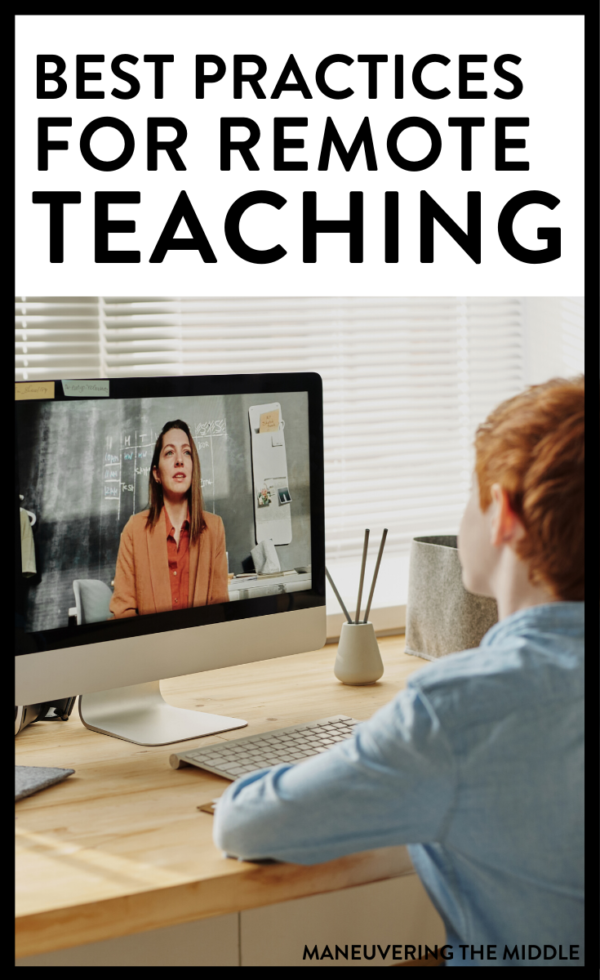 5 Tips for Remote Teaching - Maneuvering the Middle