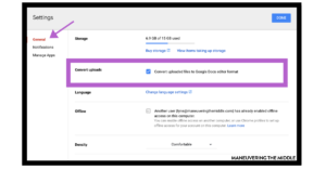 Google Drive & Google Classroom Tips - Maneuvering the Middle