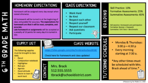 The Middle School Syllabus - Maneuvering the Middle