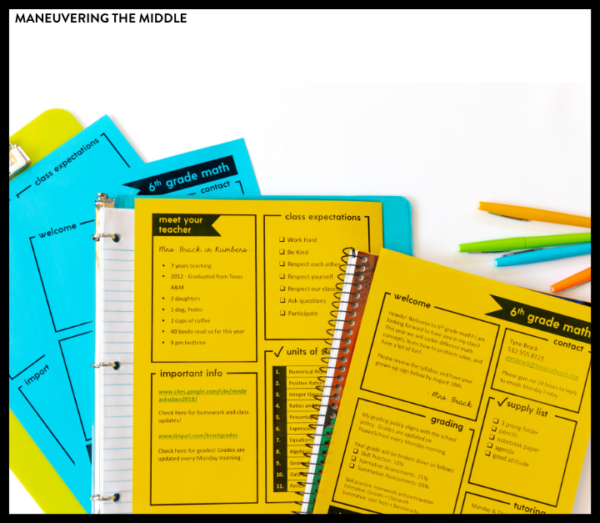 The Middle School Syllabus - Maneuvering the Middle