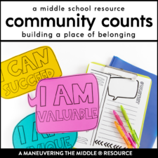 Creating Positive Classroom Culture - Maneuvering the Middle