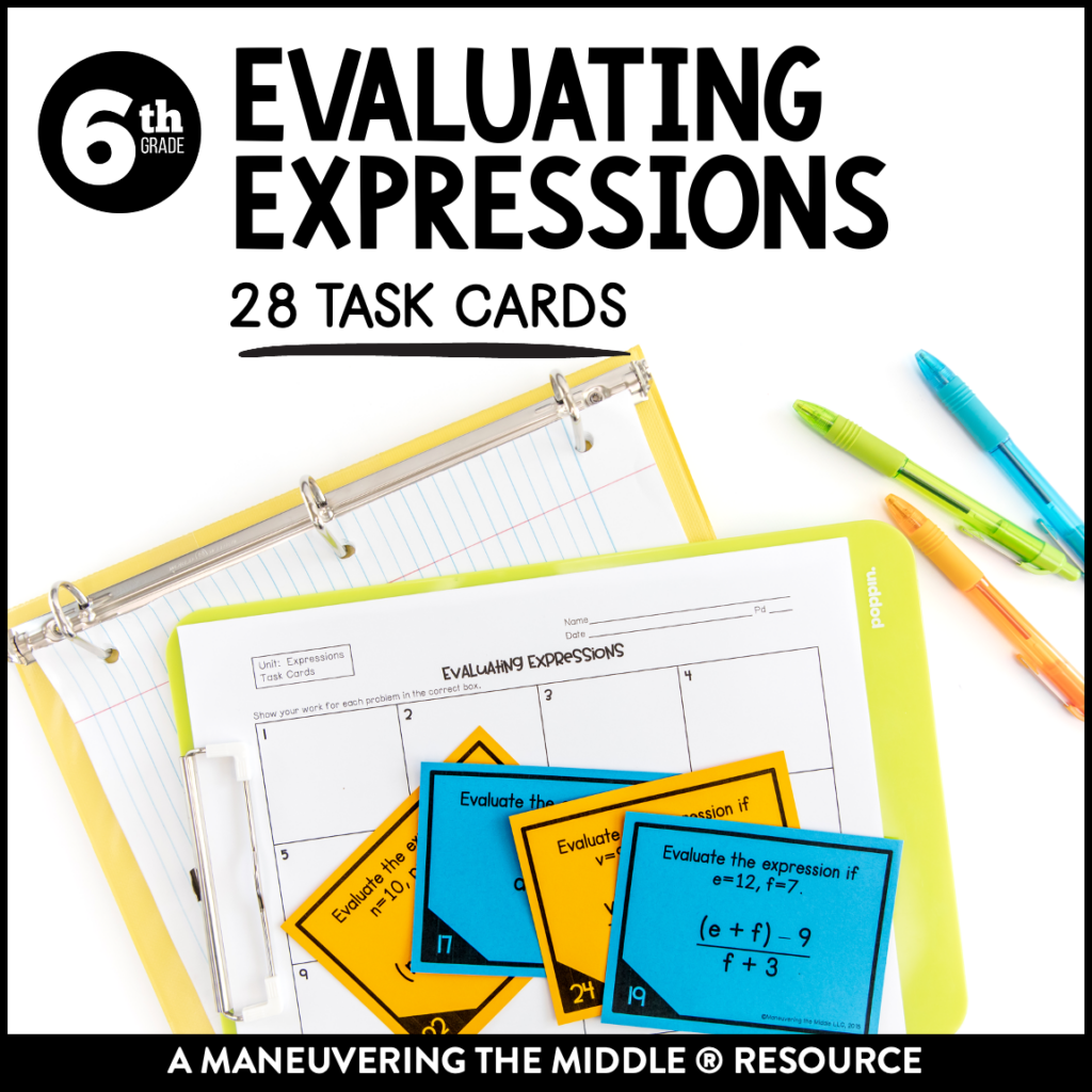 10 Ways to Use Task Cards in Your Classroom - Maneuvering the Middle