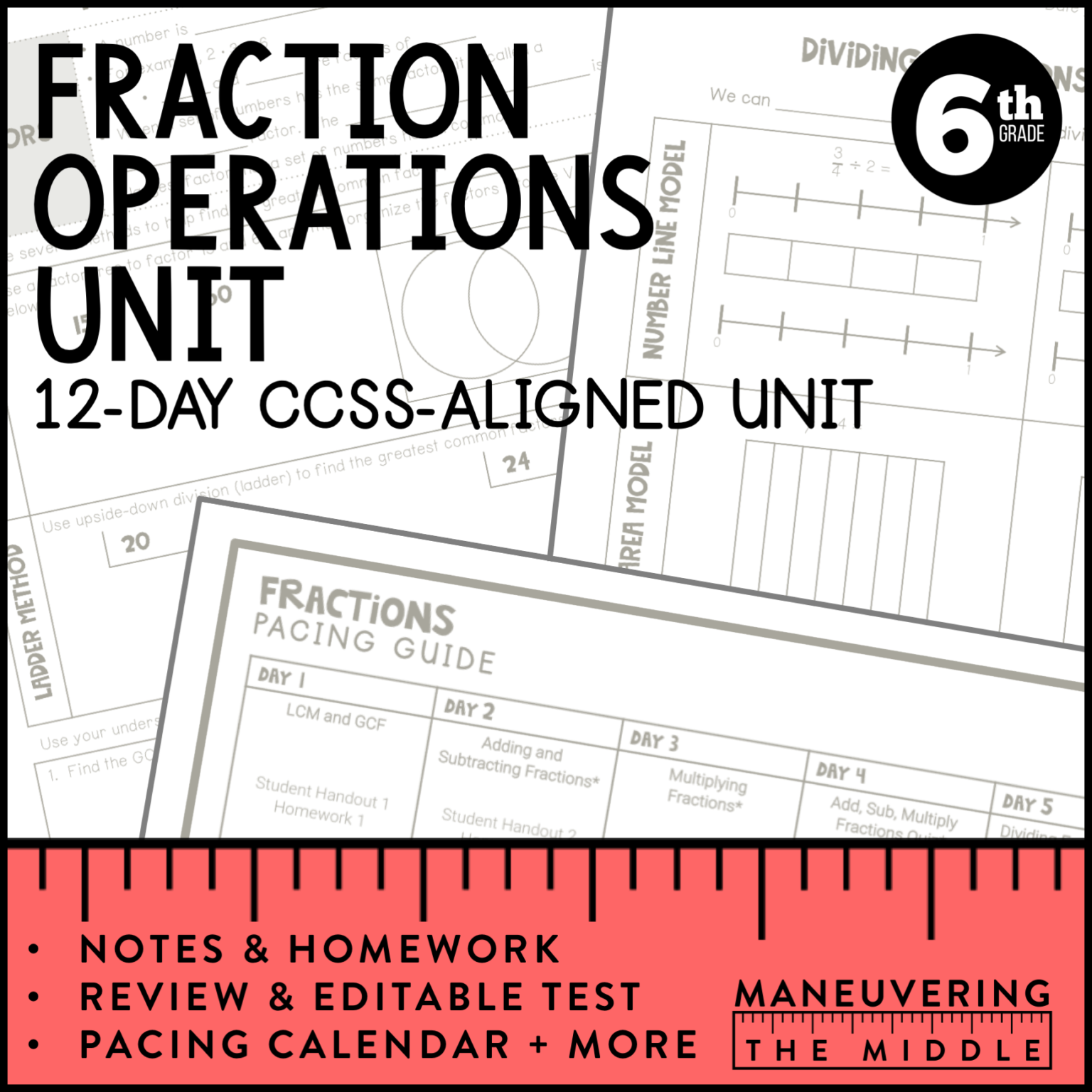 How to Teach Dividing Fractions - Maneuvering the Middle