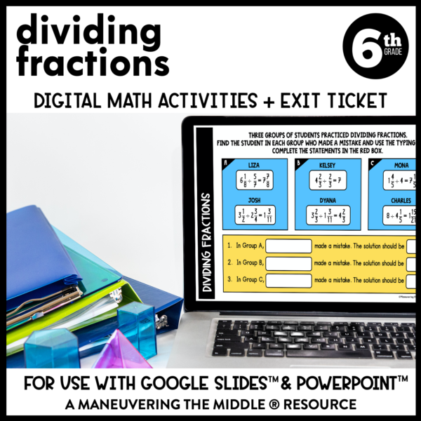 How to Teach Dividing Fractions - Maneuvering the Middle