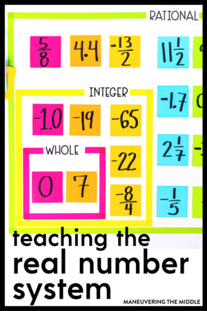 Teaching the Real Number System - Maneuvering the Middle
