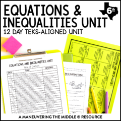 Solving Equations in Middle School Math - Maneuvering the Middle