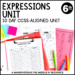 Expressions Activity Bundle 6th Grade - Maneuvering the Middle