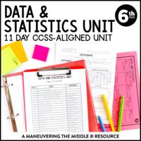 5 Statistics Activities for Middle School - Maneuvering the Middle