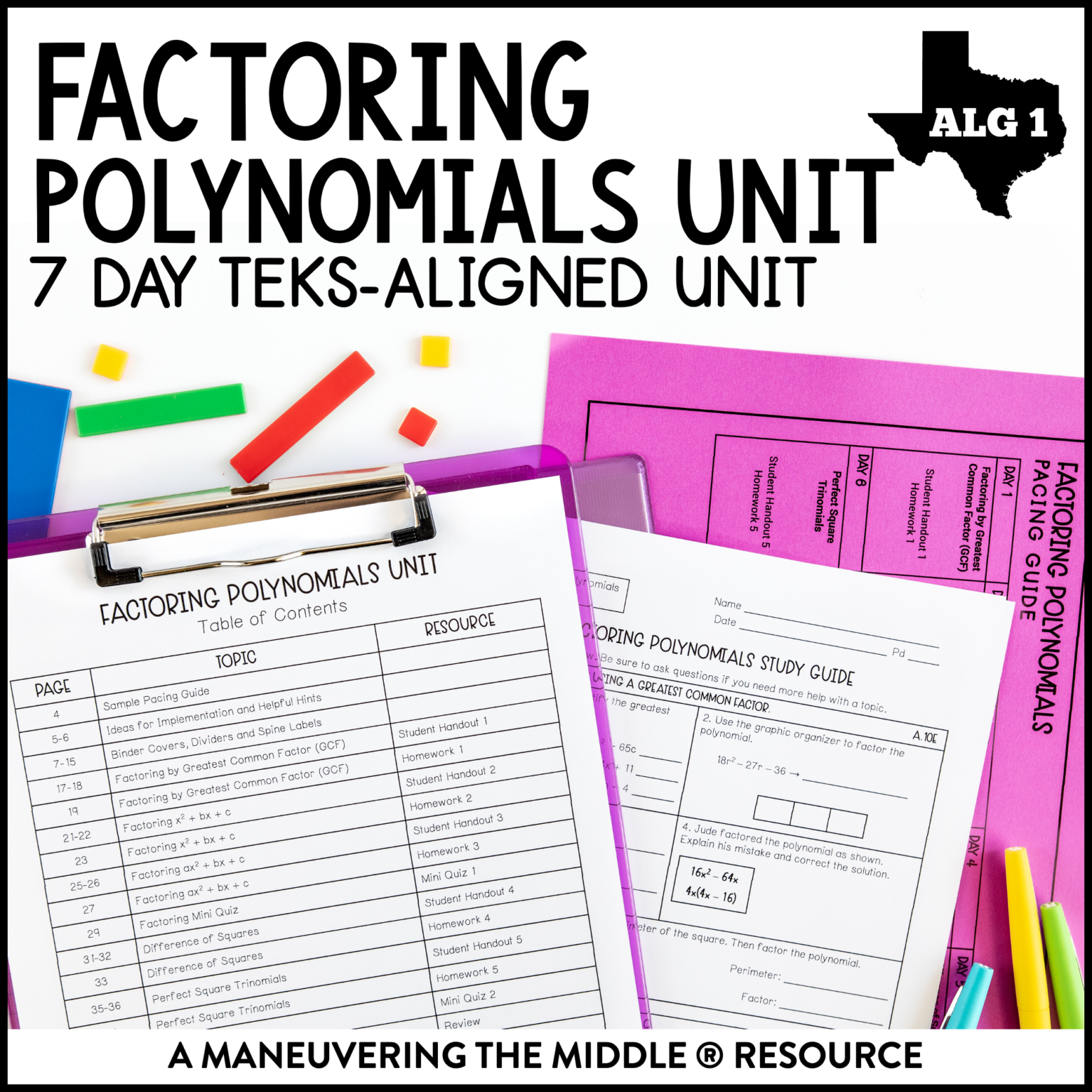 Teaching Factoring Trinomials - Maneuvering the Middle