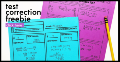 Using Test Corrections as a Tool for Mastery - Maneuvering the Middle