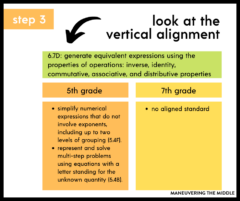 Unpacking Math Standards When Lesson Planning - Maneuvering the Middle