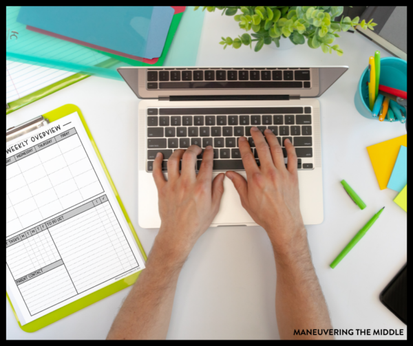 Time Saving Tips for Your Teacher Planning Period - Maneuvering the Middle