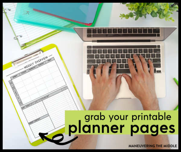 Time Saving Tips for Your Teacher Planning Period - Maneuvering the Middle