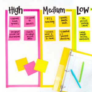 Teacher Organization and Classroom Ideas for Middle School