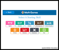 Teaching Multiplication Facts in Middle School - Maneuvering the Middle