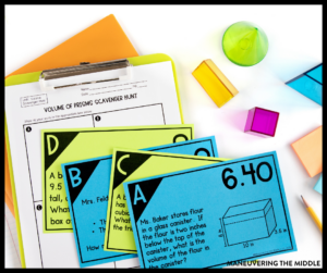Volume Activities and 7 Teaching Tips - Maneuvering the Middle