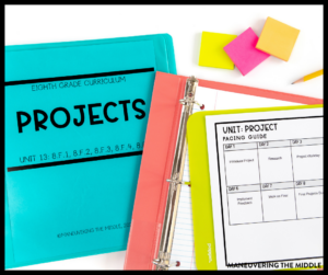 Strengthening Classroom Culture Through Projects - Maneuvering the Middle