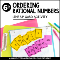 Ordering Rational Numbers - Maneuvering the Middle