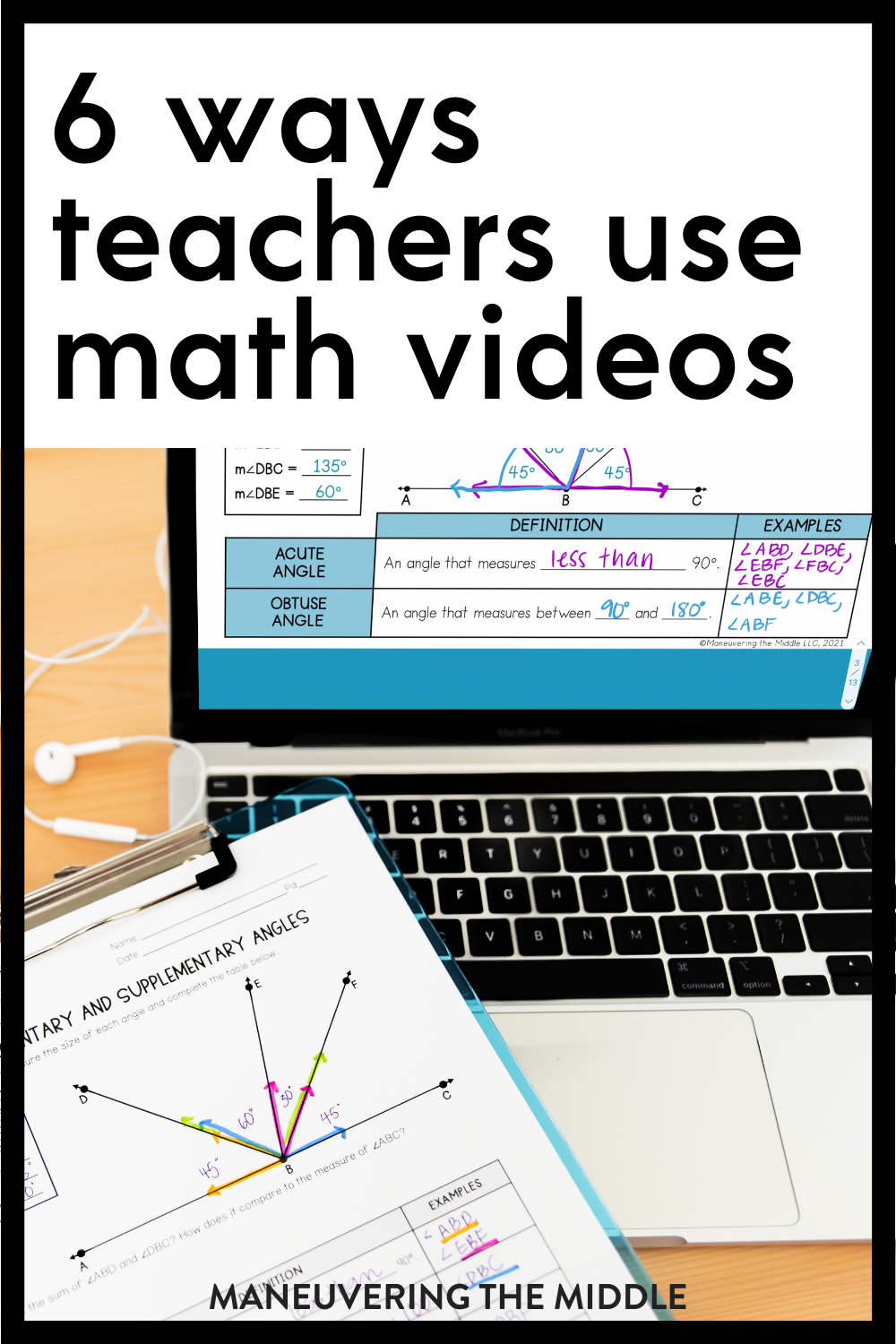 How Teachers Use Our Math Videos - Maneuvering the Middle