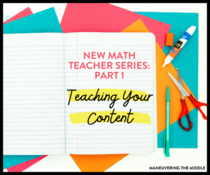 How to Teach Middle School Math - Maneuvering the Middle