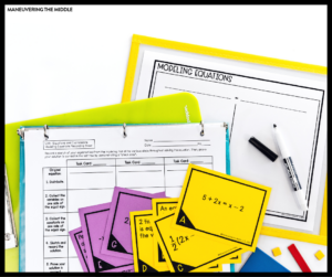 Solving Equations in Middle School Math - Maneuvering the Middle