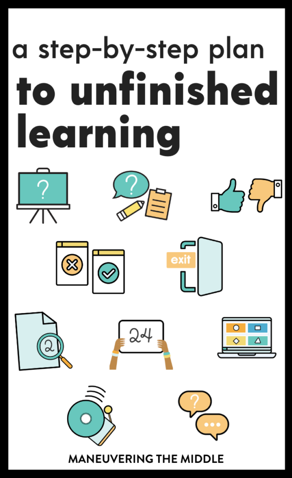 A Plan to Unfinished Learning - Maneuvering the Middle