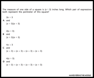 The Distributive Property - Maneuvering the Middle