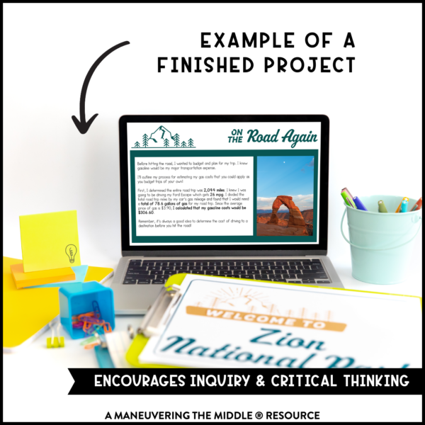 Rational Numbers 7th Grade Project - Maneuvering the Middle