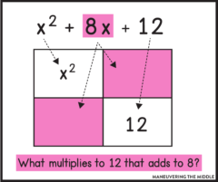 Teaching Factoring Trinomials - Maneuvering the Middle