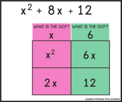 Teaching Factoring Trinomials - Maneuvering the Middle