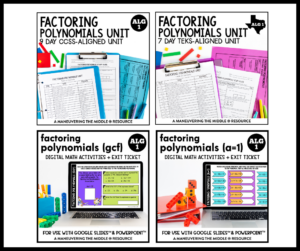 Teaching Factoring Trinomials - Maneuvering the Middle