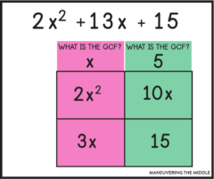Factoring Polynomials with Special Cases - Maneuvering the Middle