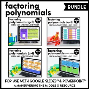 Factoring Polynomials with Special Cases - Maneuvering the Middle