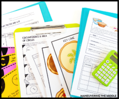 Pi Day Activities - Maneuvering the Middle
