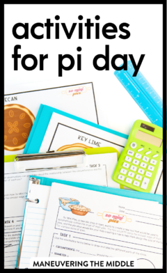 Pi Day Activities - Maneuvering the Middle