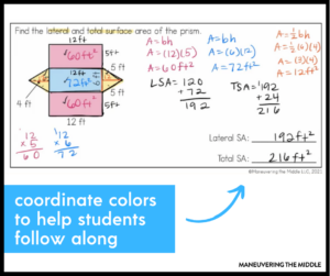 5 Ideas for Teaching Surface Area - Maneuvering the Middle