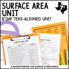 5 Ideas for Teaching Surface Area - Maneuvering the Middle