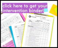 Ideas for Organizing Math Intervention - Maneuvering the Middle