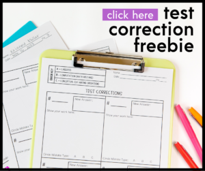 Using Test Corrections as a Tool for Mastery - Maneuvering the Middle