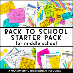 Getting Started with Math Stations - Maneuvering the Middle