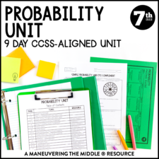 10 Low-Prep Probability Activities - Maneuvering the Middle