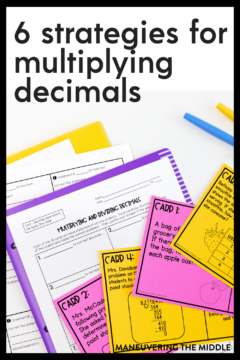 6 Strategies for Multiplying Decimals - Maneuvering the Middle