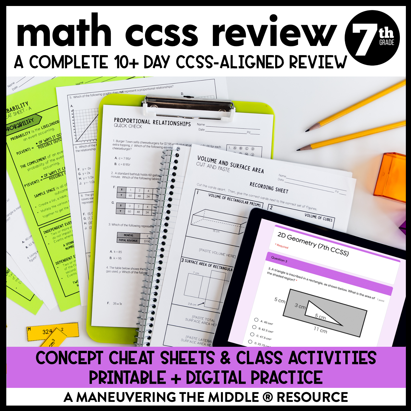 15 Ideas for Math Test Prep Season - Maneuvering the Middle