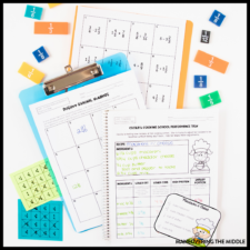 Adding and Subtracting Fractions with Models - Maneuvering the Middle