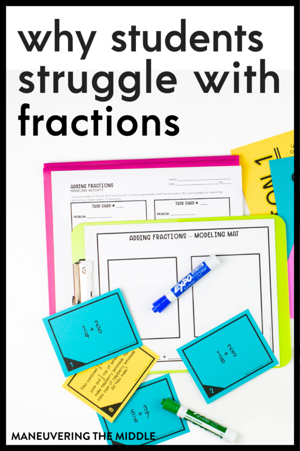 Why Students Struggle with Fractions (and what to do about it) - Maneuvering the Middle