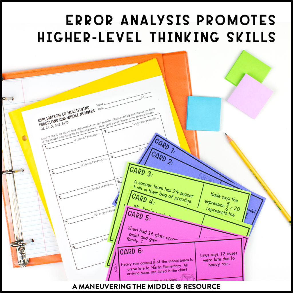 Multiplying Fractions Activity Bundle 5th Grade - Maneuvering the Middle