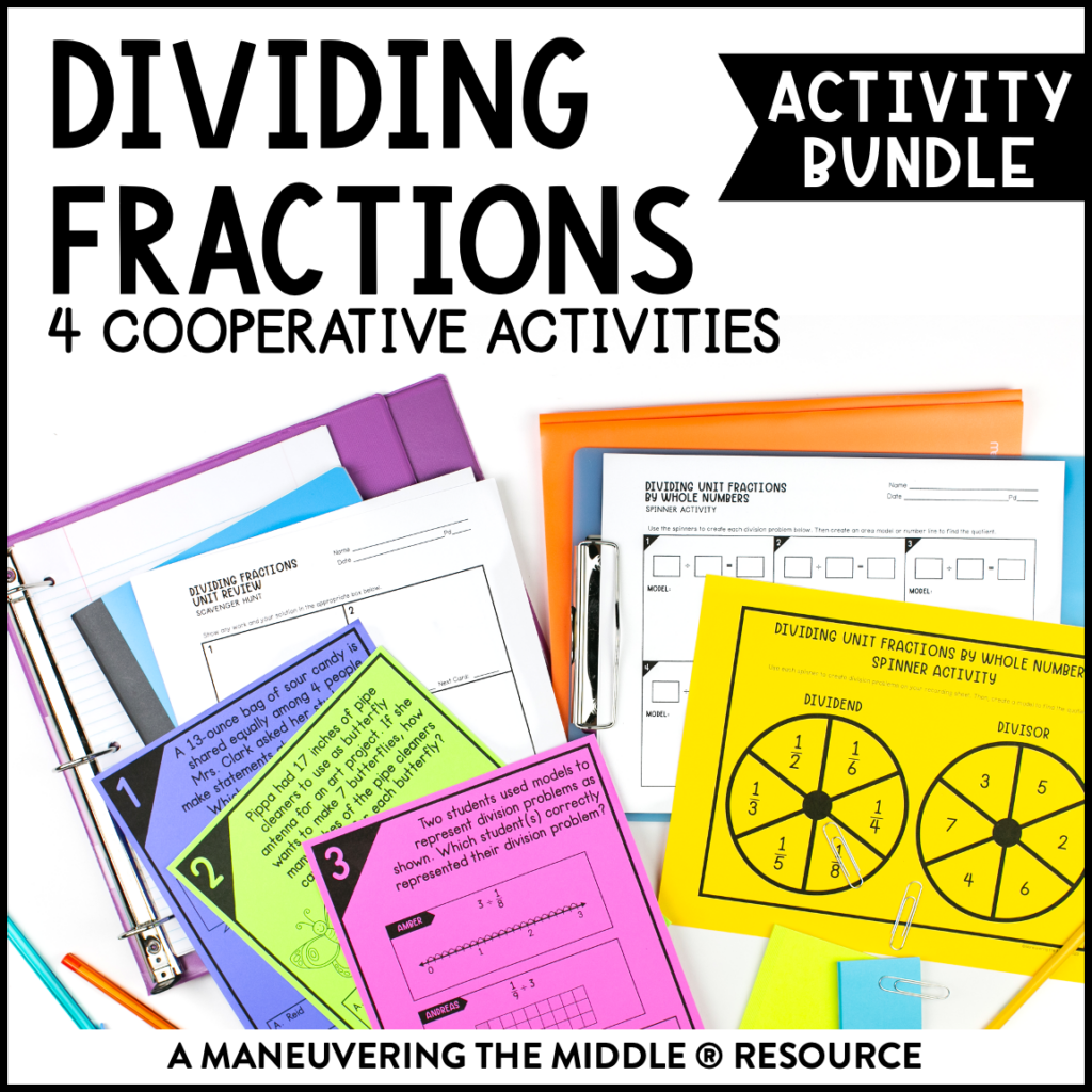 How to Teach Dividing Fractions - Maneuvering the Middle