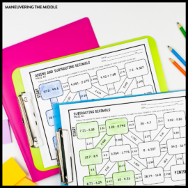 Teaching Adding and Subtracting Decimals - Maneuvering the Middle